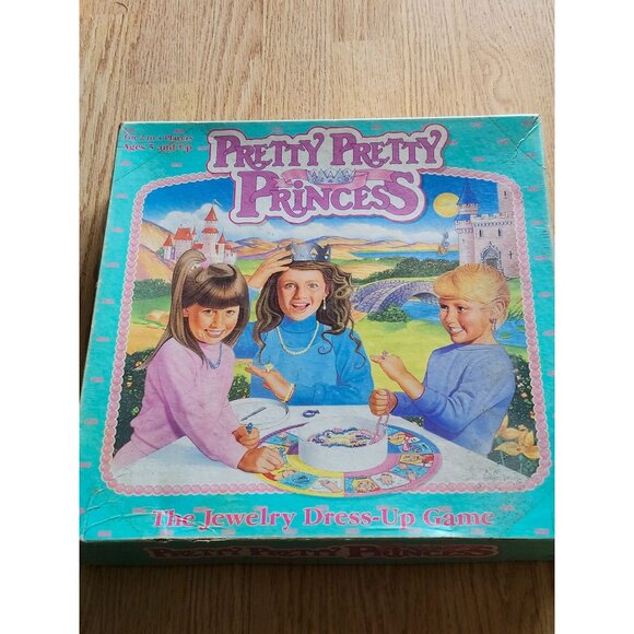 Golden | Toys | Vintage Pretty Pretty Princess Jewelry Dressup Board ...